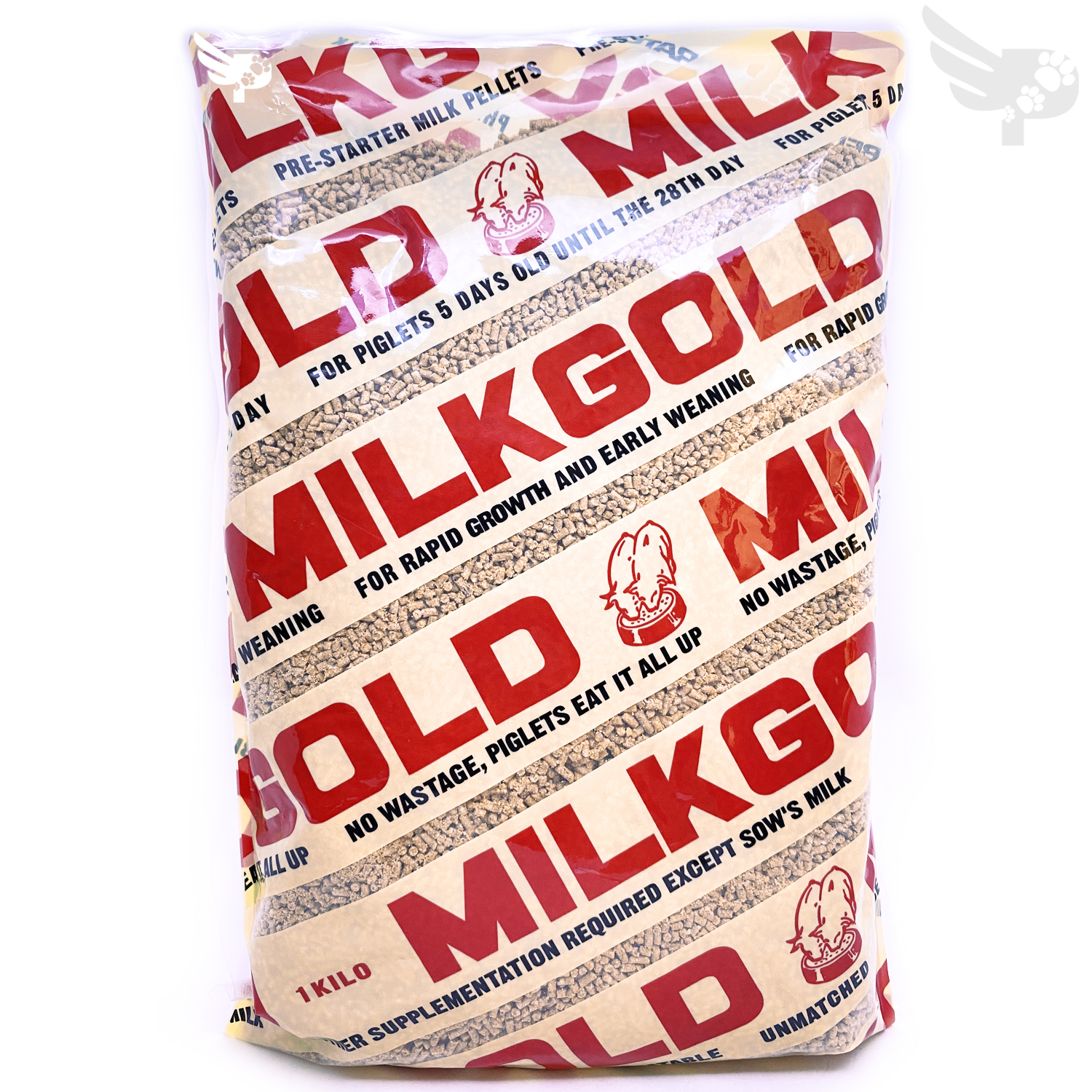 MILKGOLD Pre-Starter Milk Pellets - 1kg - For Piglets or Biik - For ...
