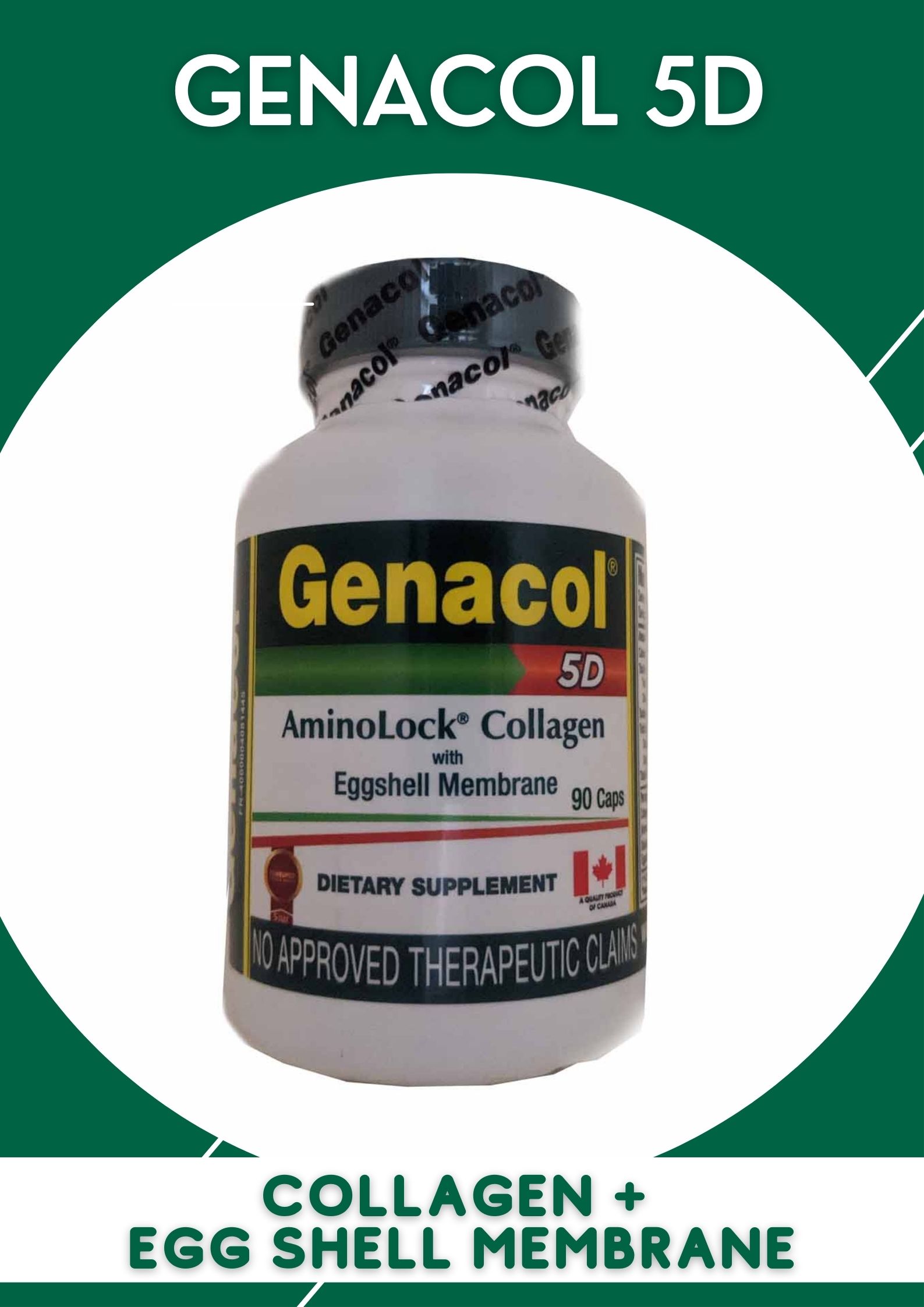 5D Genacol (Eggshell Membrane + Collagen) 90 Capsules | Lazada PH