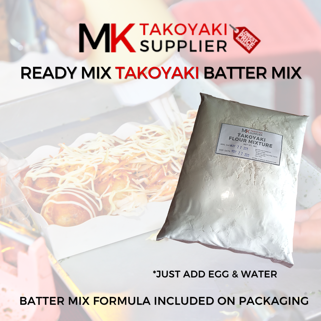 Takoyaki Flour Batter Mix (1kg) for Takoyaki/Okonomiyaki Premium ...