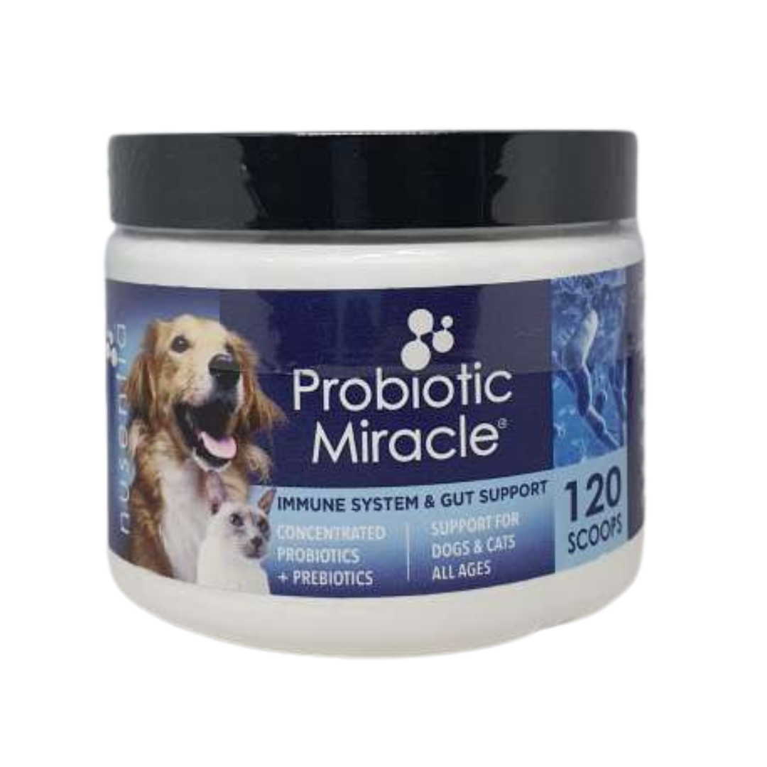 Nusentia Probiotic Miracle Immune System & Gut Support fo Cat & Dogs ...