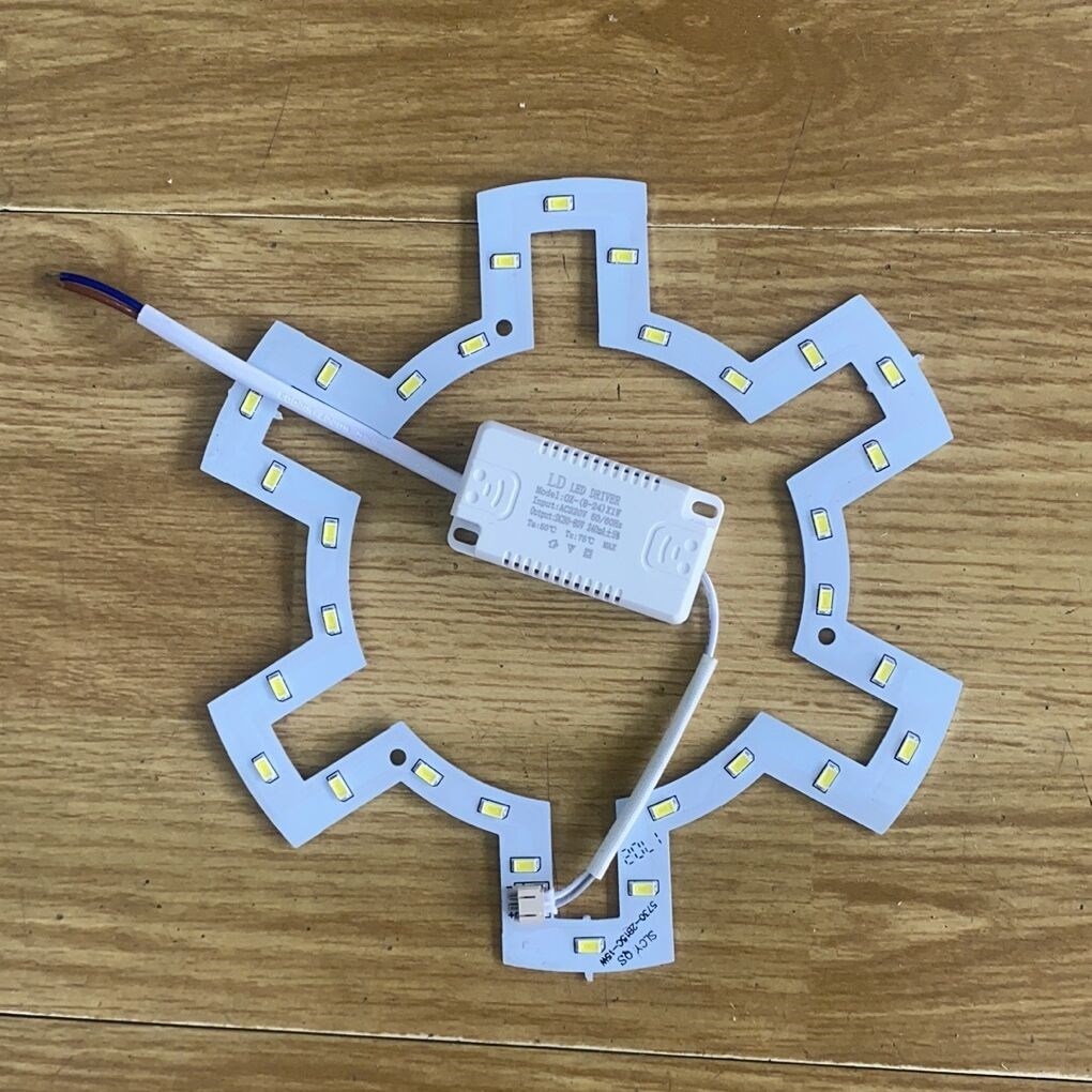 Led the wick disc ring ied bedroom absorb dome light bulb circular ...