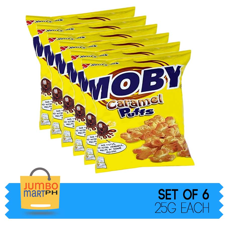 MOBY CARAMEL PUFFS 25G / SET OF 6 | Lazada PH