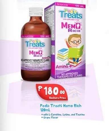 PEDIA TREATS (MEMO RICH) FOOD SUPPLEMENT SYRUP | Lazada PH