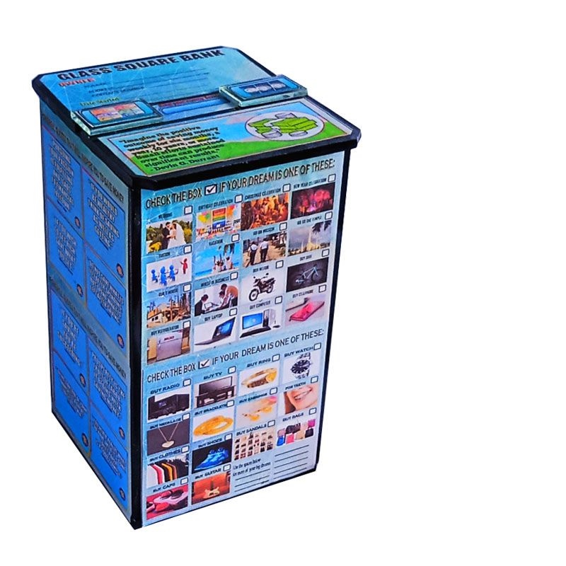 Glass Square Bank / Alkansya Ipon Challenge 2023 | Lazada PH