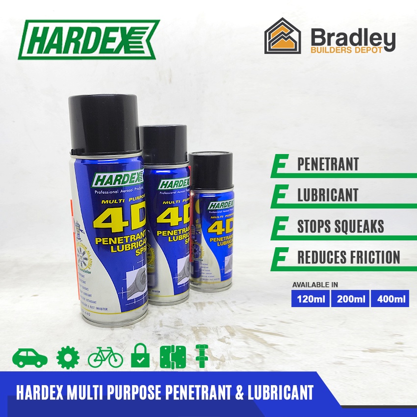 Hardex Multi Purpose 4D Penetrant and Lubricant Spray | Lazada PH