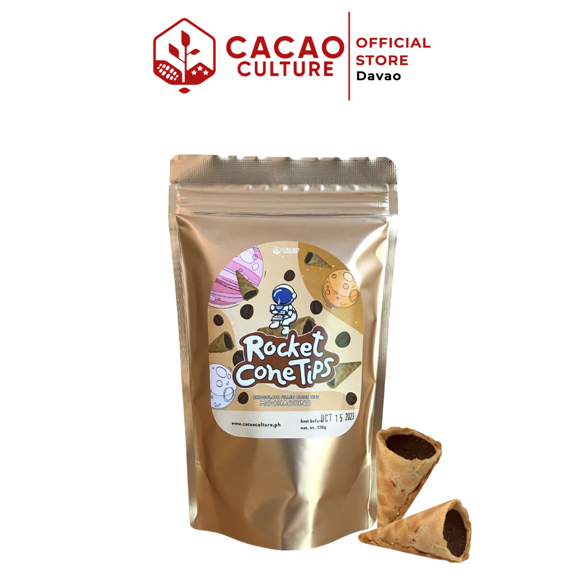 Cacao Culture - Premium Rocket Cone Tips Mochaccino - 130g - Chocolate ...