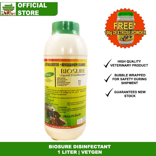 BIOSURE LIQUID DISINFECTANT | VETGEN | 1 LITER | Lazada PH