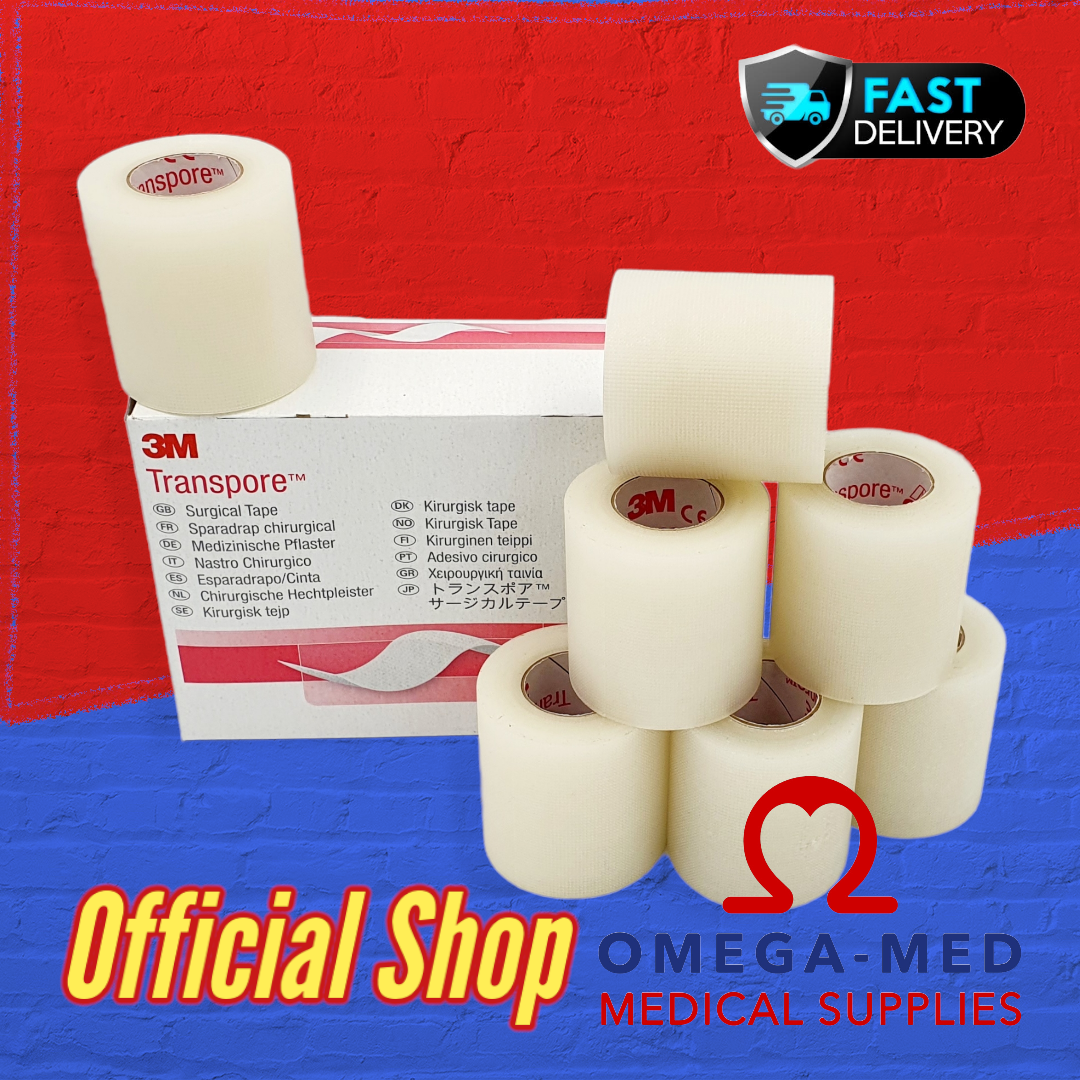 3M TRANSPORE SURGICAL TAPE (Sold per box) | Lazada PH