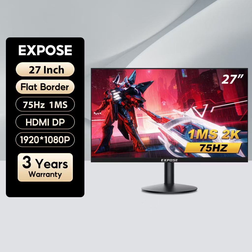 EXPOSE 19 22 24 27 Inch Flat Monitor for Computer PC Gaming Monitor ...