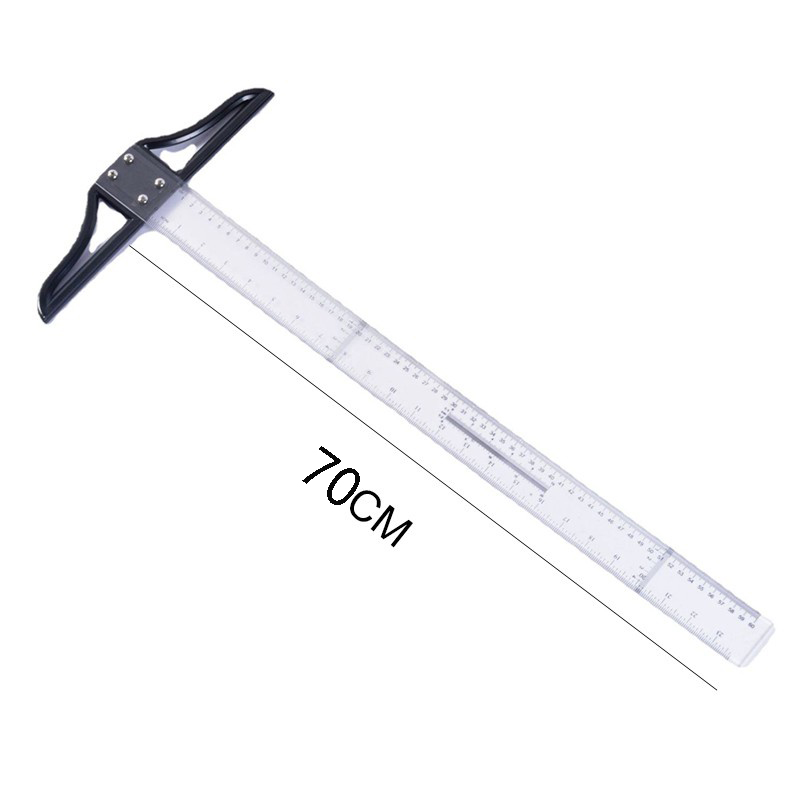 75cm/100CM T Square Ruler Acrylic Transparent T-Ruler for Art Framing ...