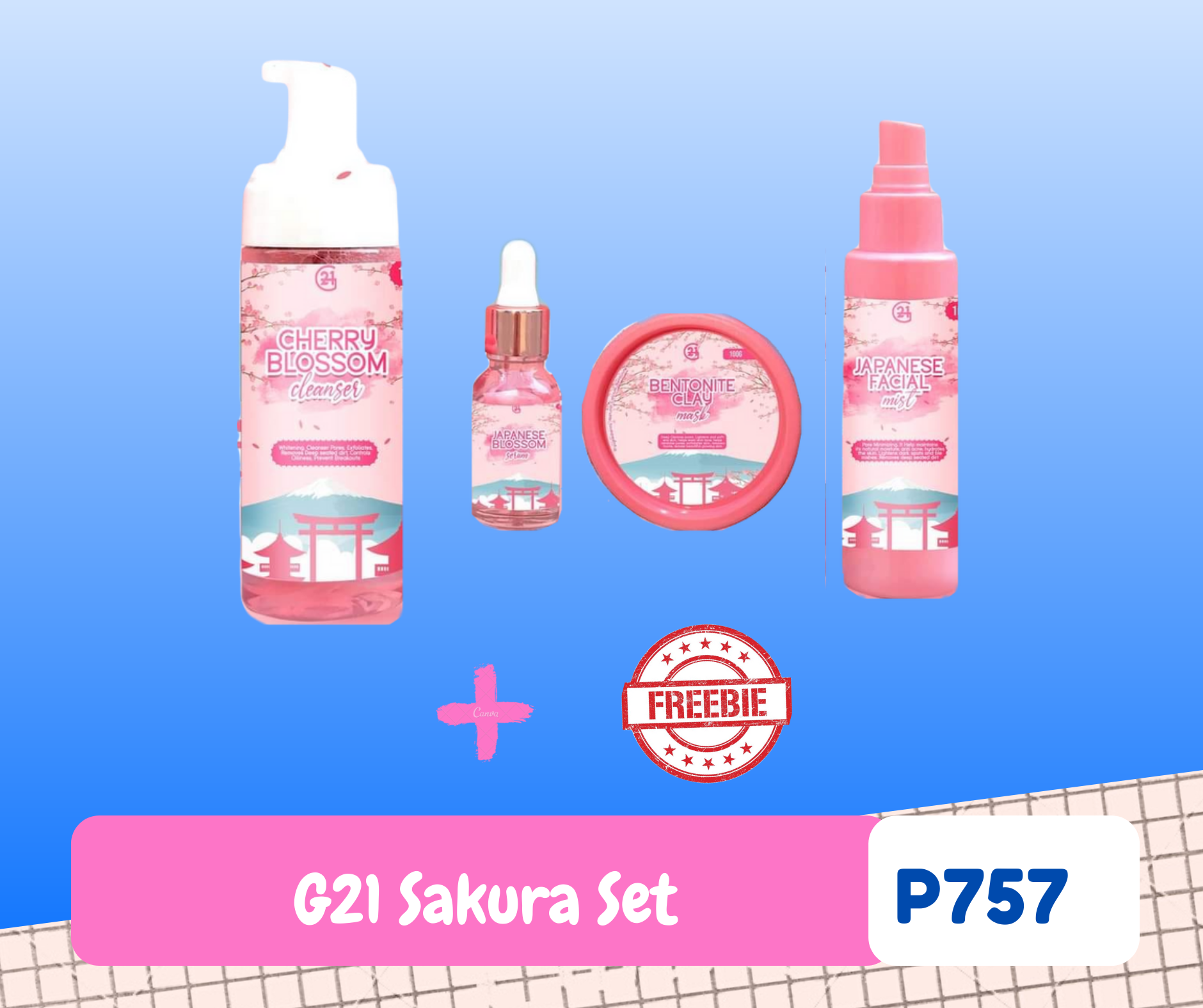 G21 Sakura Skin Care Set Original G21 Sakura Set | Lazada PH