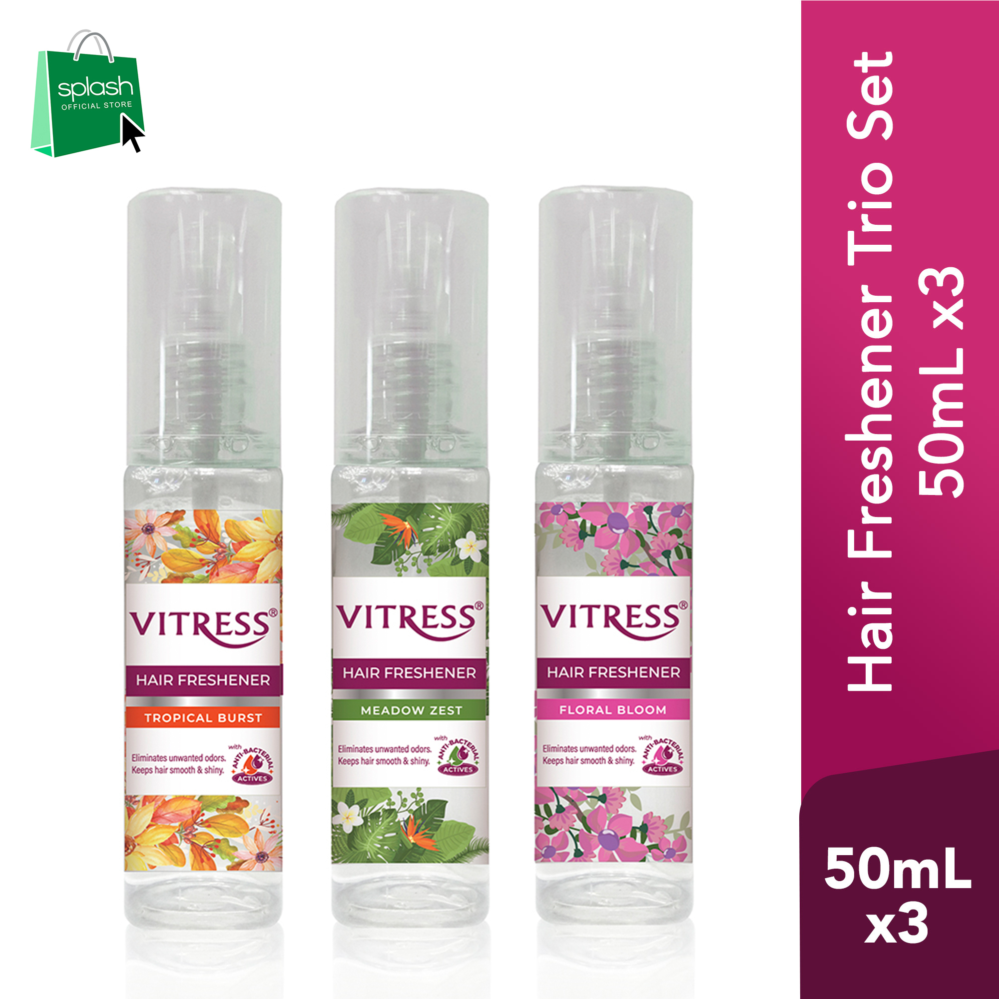 [GIFT PACK] Vitress Hair Freshener Trio set | Lazada PH