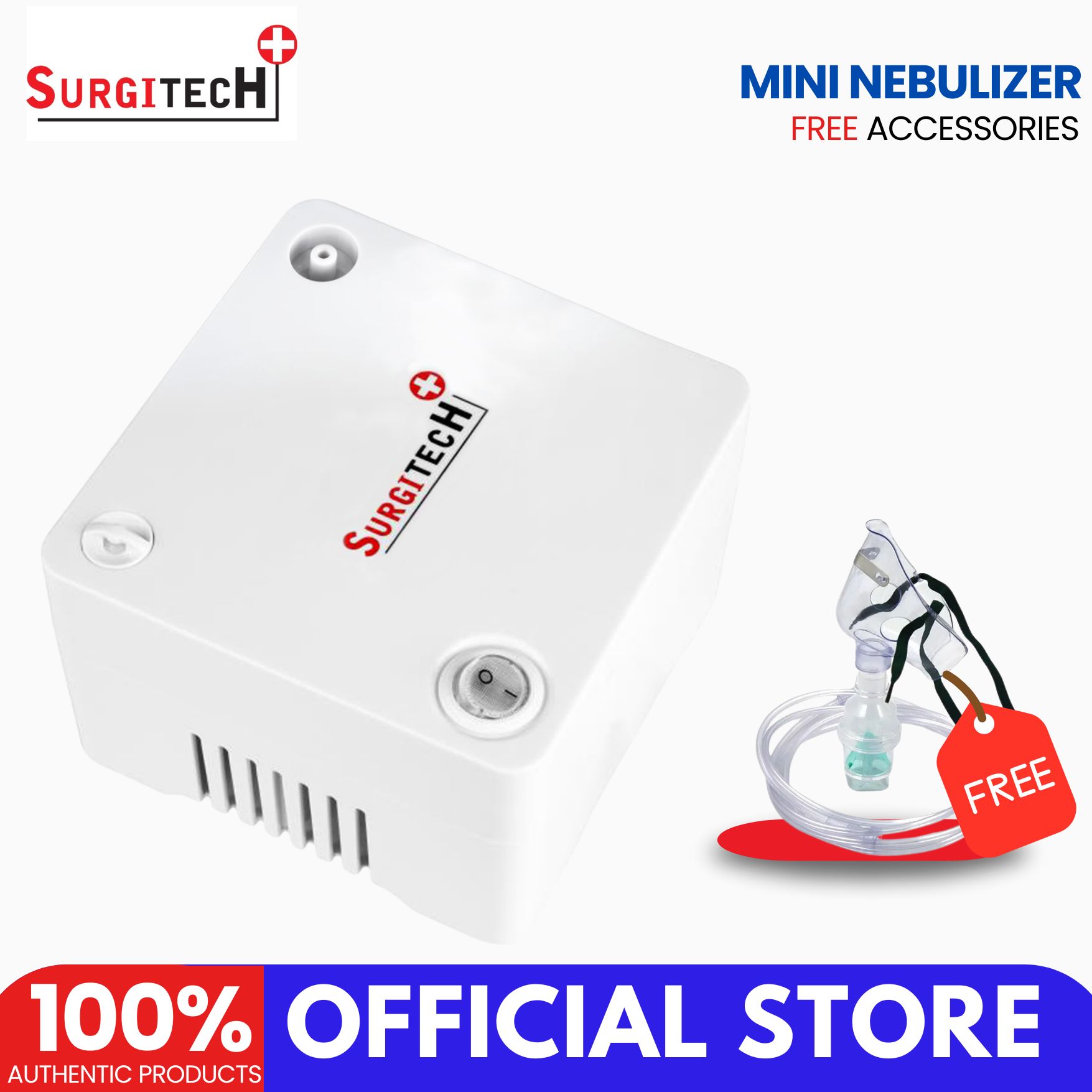 Surgitech Mini Nebulizer Heavy Duty (complete accessories) | Lazada PH
