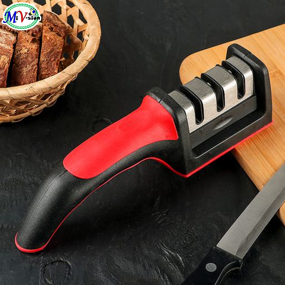 Professional 3-Stage Knife Sharpener Manual Kitchen Knife Sharpening ...