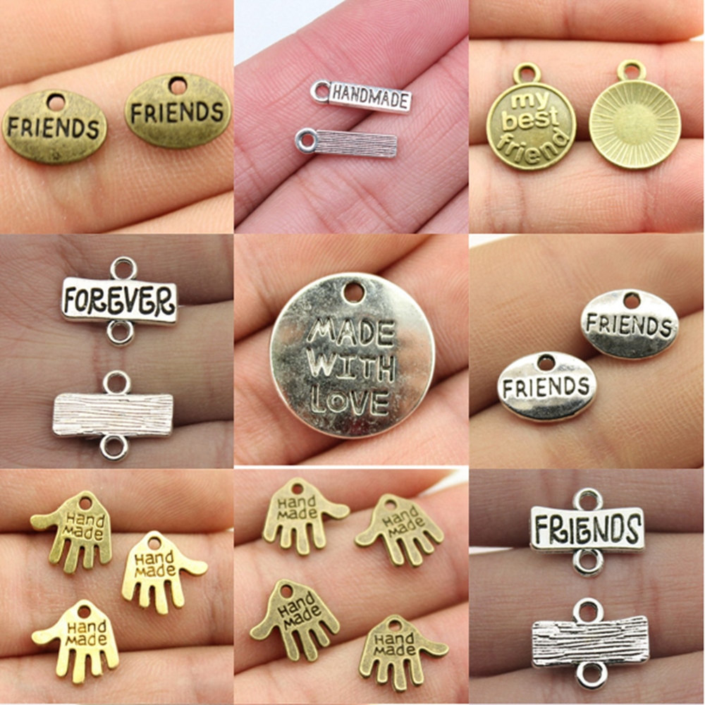 Handmade Friends Diy Charms Pendants And Necklaces Jewelry wholesale ...