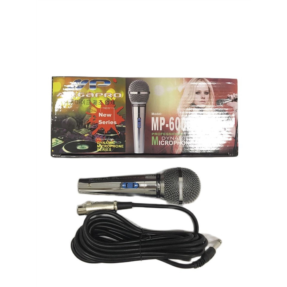 Original Megapro MP-6000 Professional Vocal Dynamic Microphone for videoke | Lazada PH