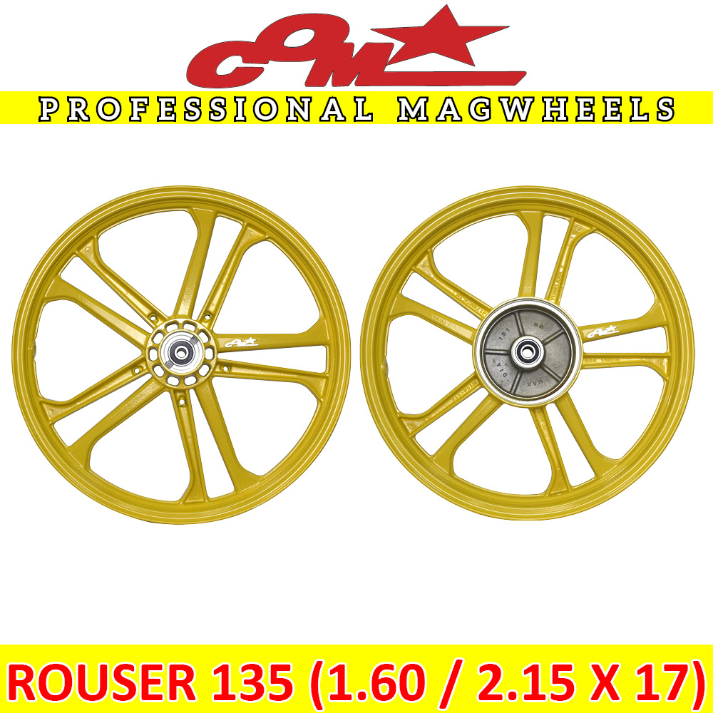 COMSTAR Professional Magwheels for Rouser 135 (1.60 X17 / 2.15 X 17 ...