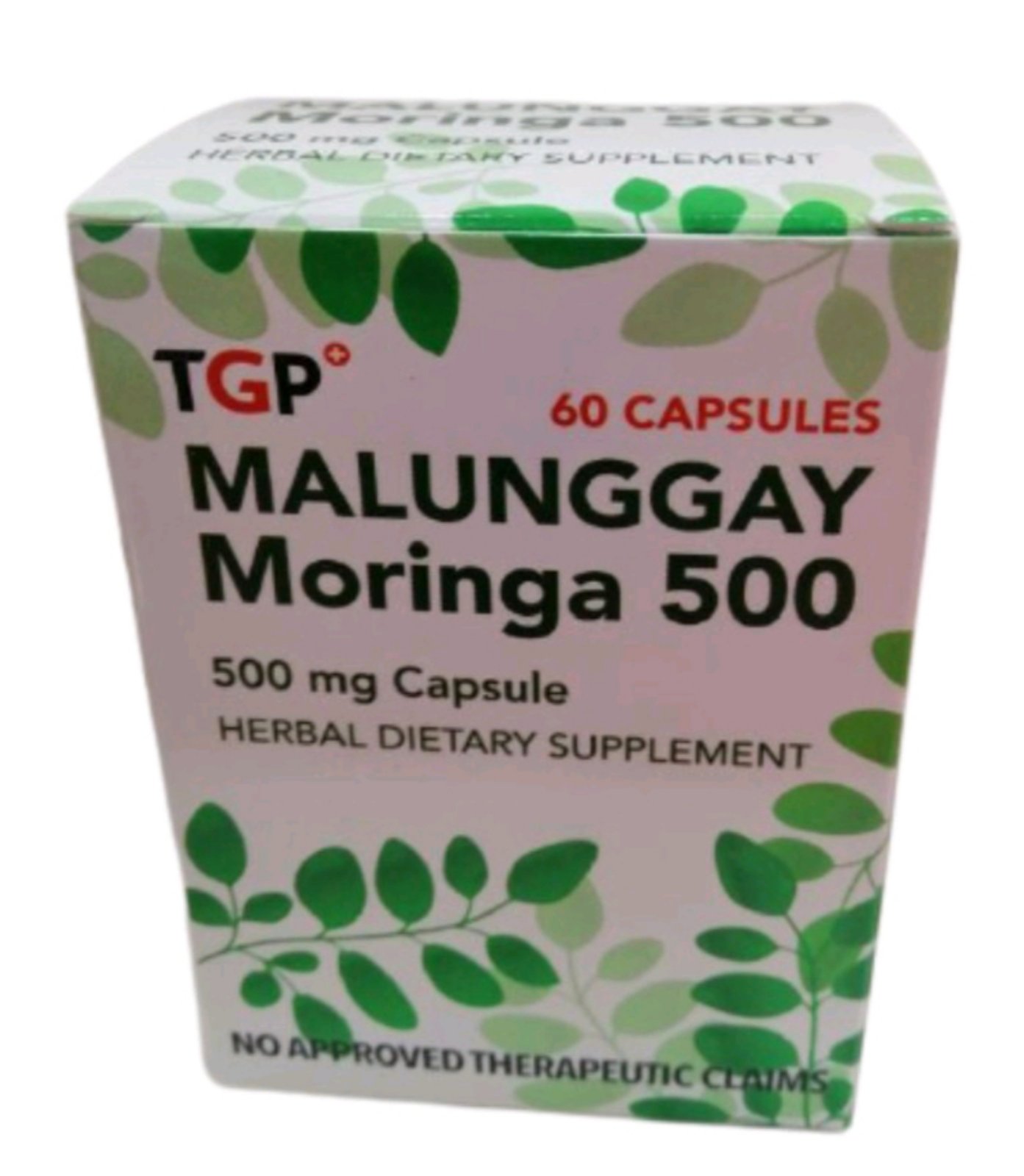 MORINGA Malunggay 500mg Capsule Herbal Dietary Supplement 60 pcs ...