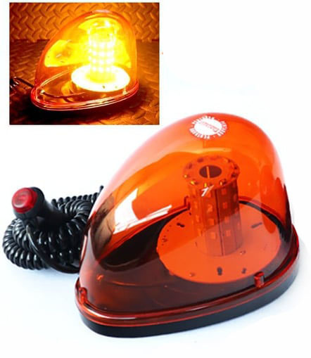 Amber Portable LED Revolving Light 12 Volts | Lazada PH