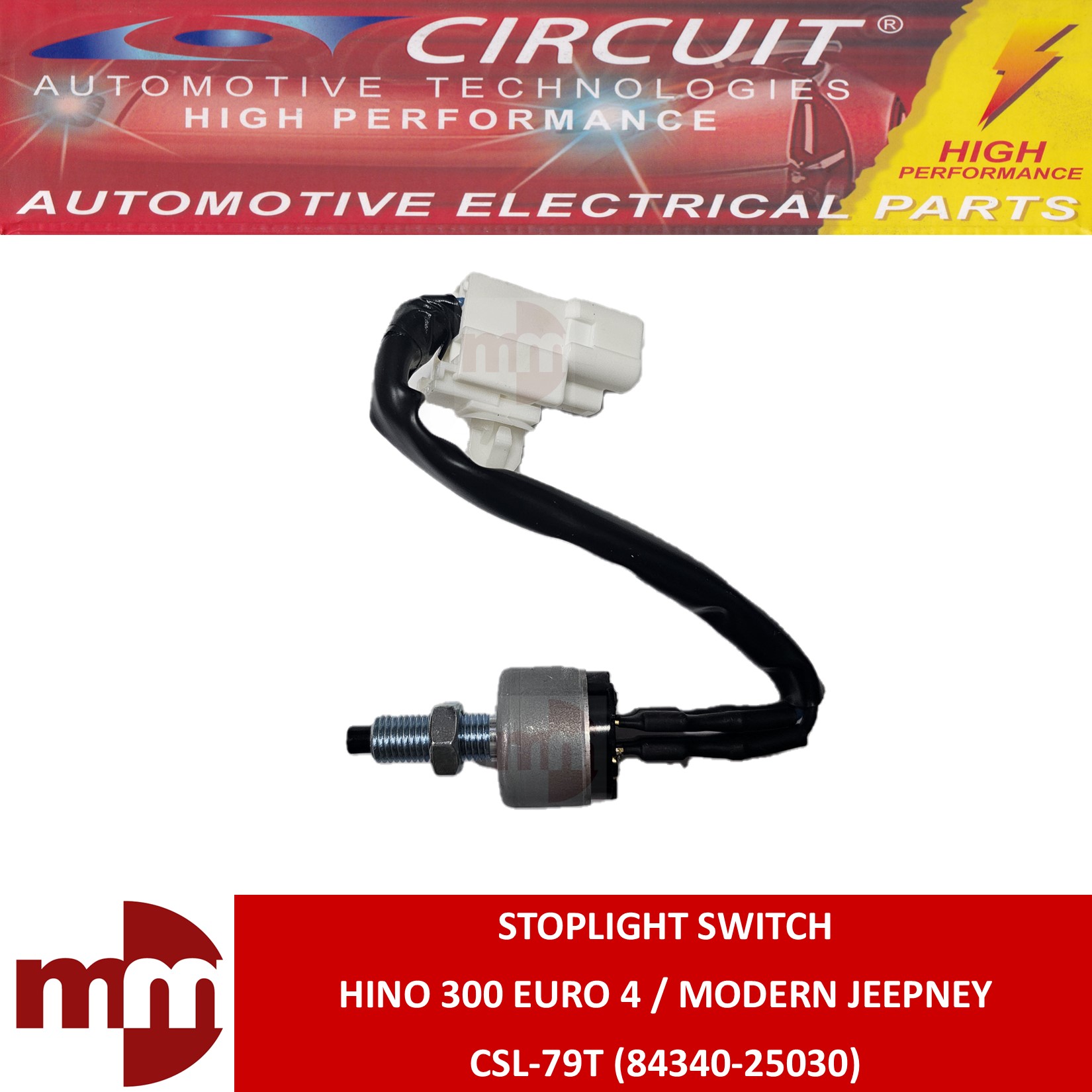 CIRCUIT Stoplight Switch / Pedal Switch for HINO 300 EURO 4 / MODERN ...