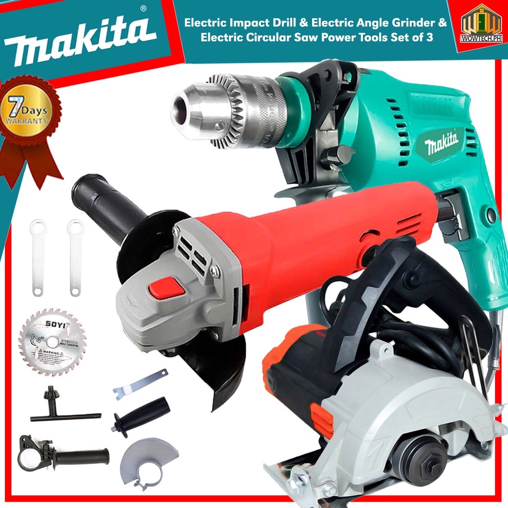 Makita Barena Drill Set Barena And Grinder Set Makit a Power Tools Set ...