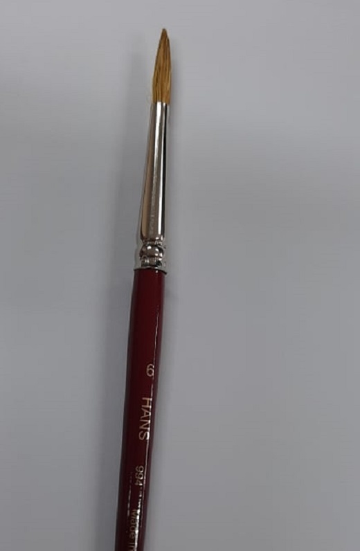 Hans Brush Round Sable Hair #6 | Lazada PH