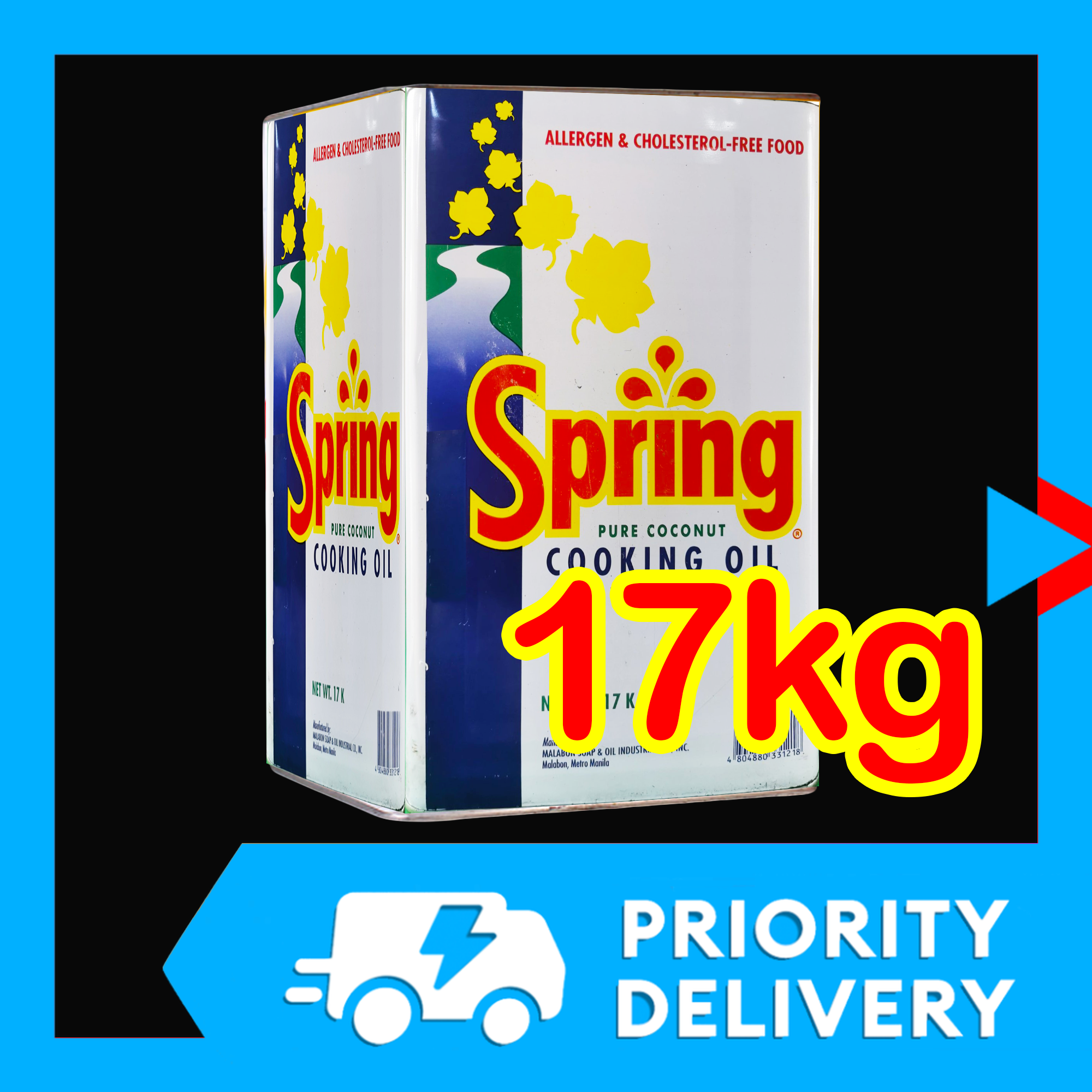 17kg 19L 5.1gal SPRING Pure Vegetable COOKING OIL Coconut Oil for ...