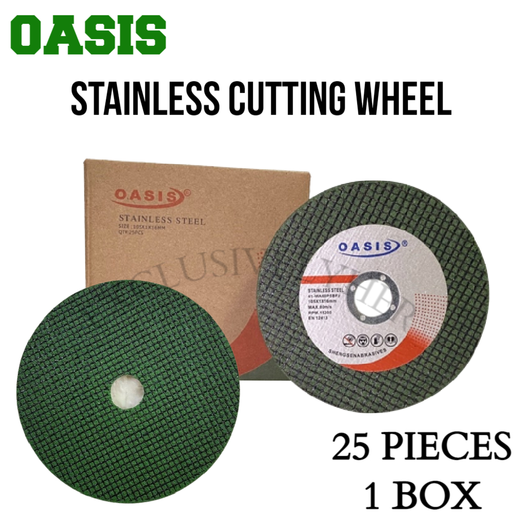 OASIS CUTTING DISC ORIGINAL FOR ANGLE GRINDER 25PCS 1 BOX | Lazada PH