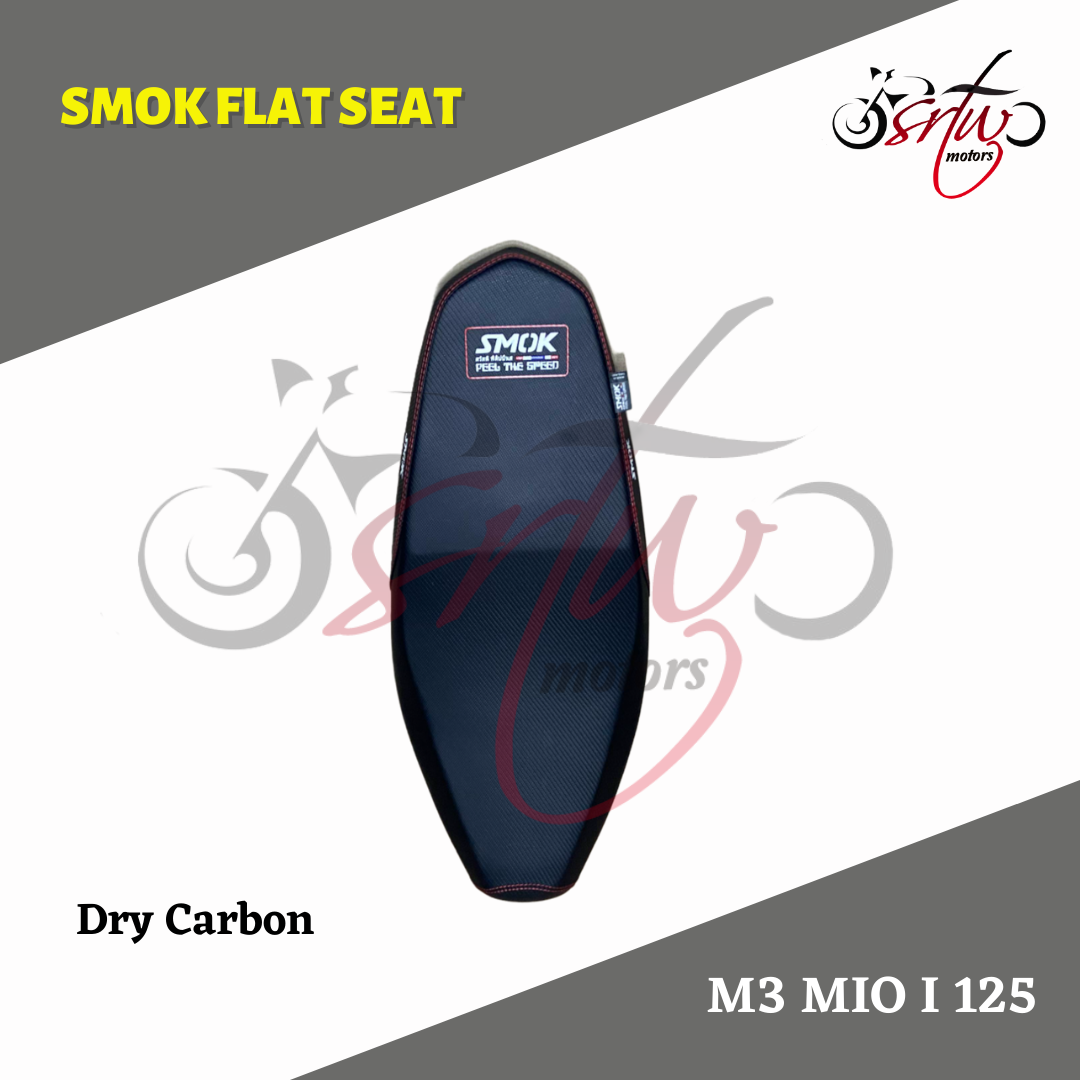 SRTW SMOK Flat Seat Thailand Dry Carbon MIO I 125/ CLICK 125/150 ...