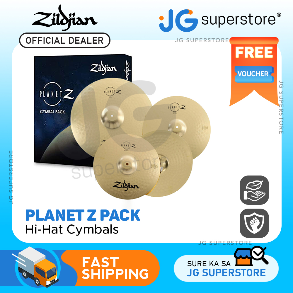 Zildjian Planet Z Complete Cymbal Pack with 14/16/20-inch Pairs for ...
