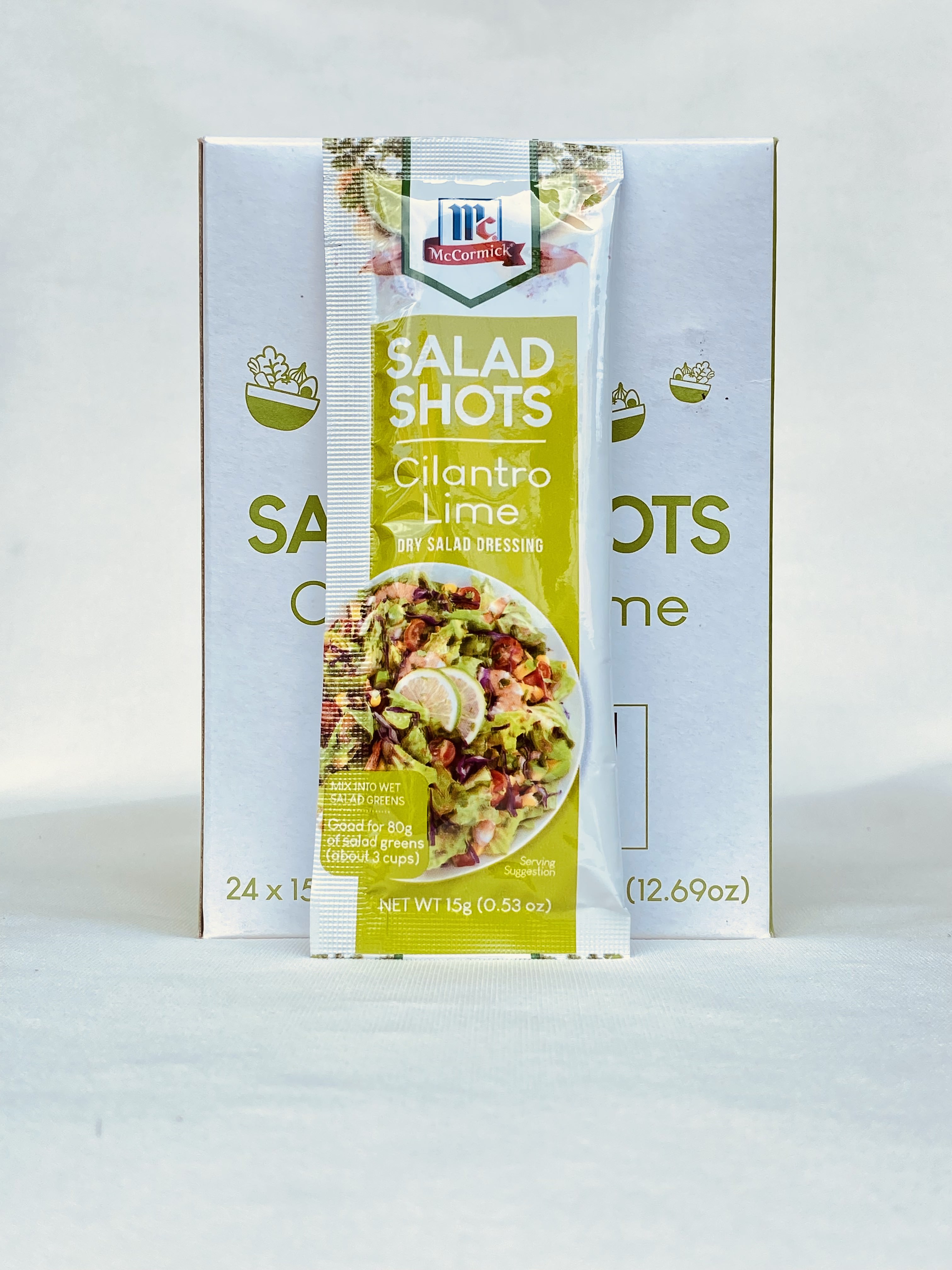 McCormick Salad Shots Cilantro Lime/ Caesar /Roasted Sesame 15g per ...