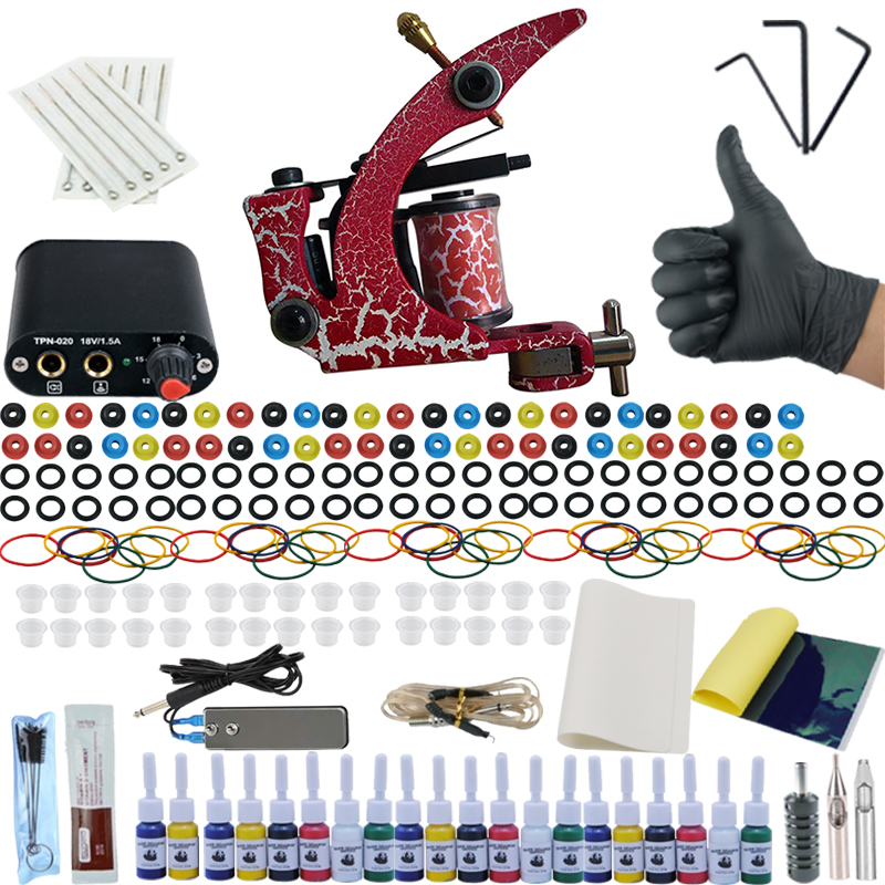 Tattoo Machine Complete Tattoo Machine Set Beginner Self taught Tattoo ...