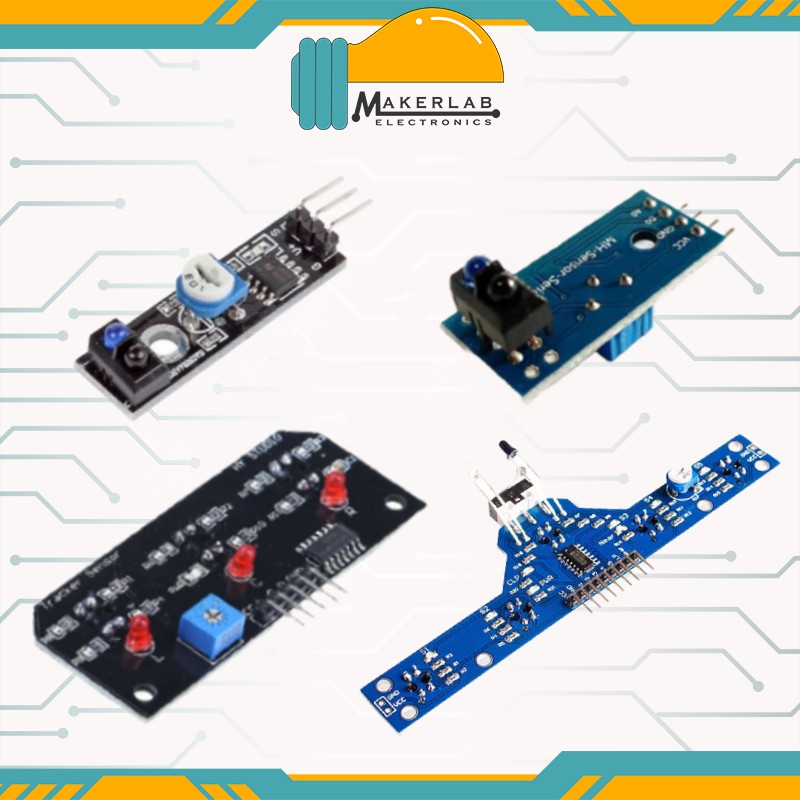 1 Channel, 3 Channel, 5 Channel Line Tracking Sensor Module for Arduino ...