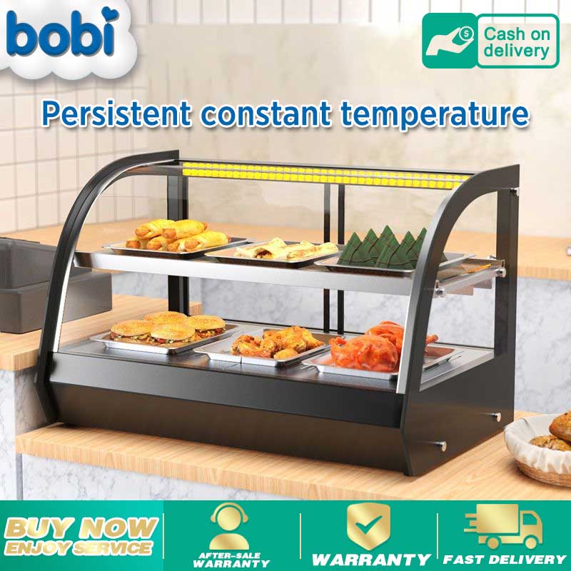 BOBI Food insulation display cabinet 0.9m commercial food heater ...