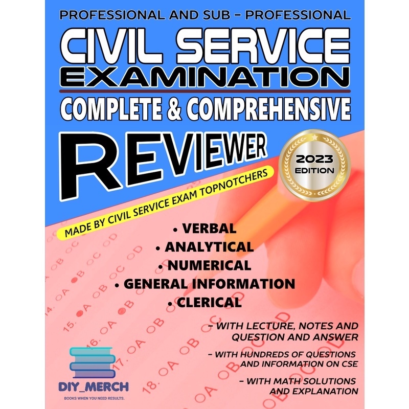 CIVIL SERVICE EXAM REVIEWER 2023 FOR SUB PROFESSIONAL AND PROFESSIONAL civil-service-exam-reviewer-2023-for-sub-professional-and-professional