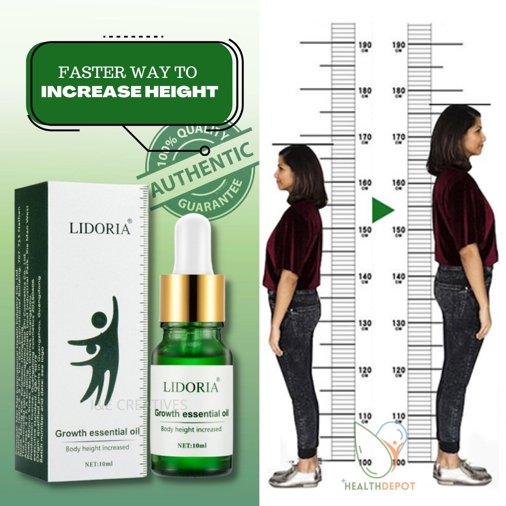 Lidoria Height Growth Essential Oil Height Enhancer Authentic Body ...