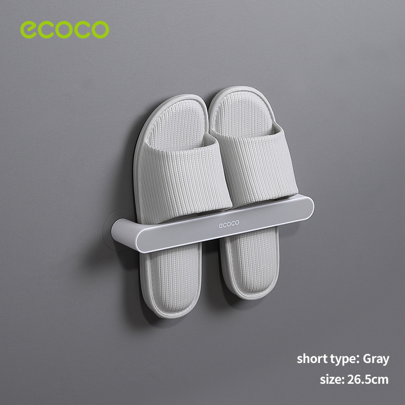 Ecoco Slipper Rack Wall-mounted No Drilling Shoe Hanging Storage Rack ...