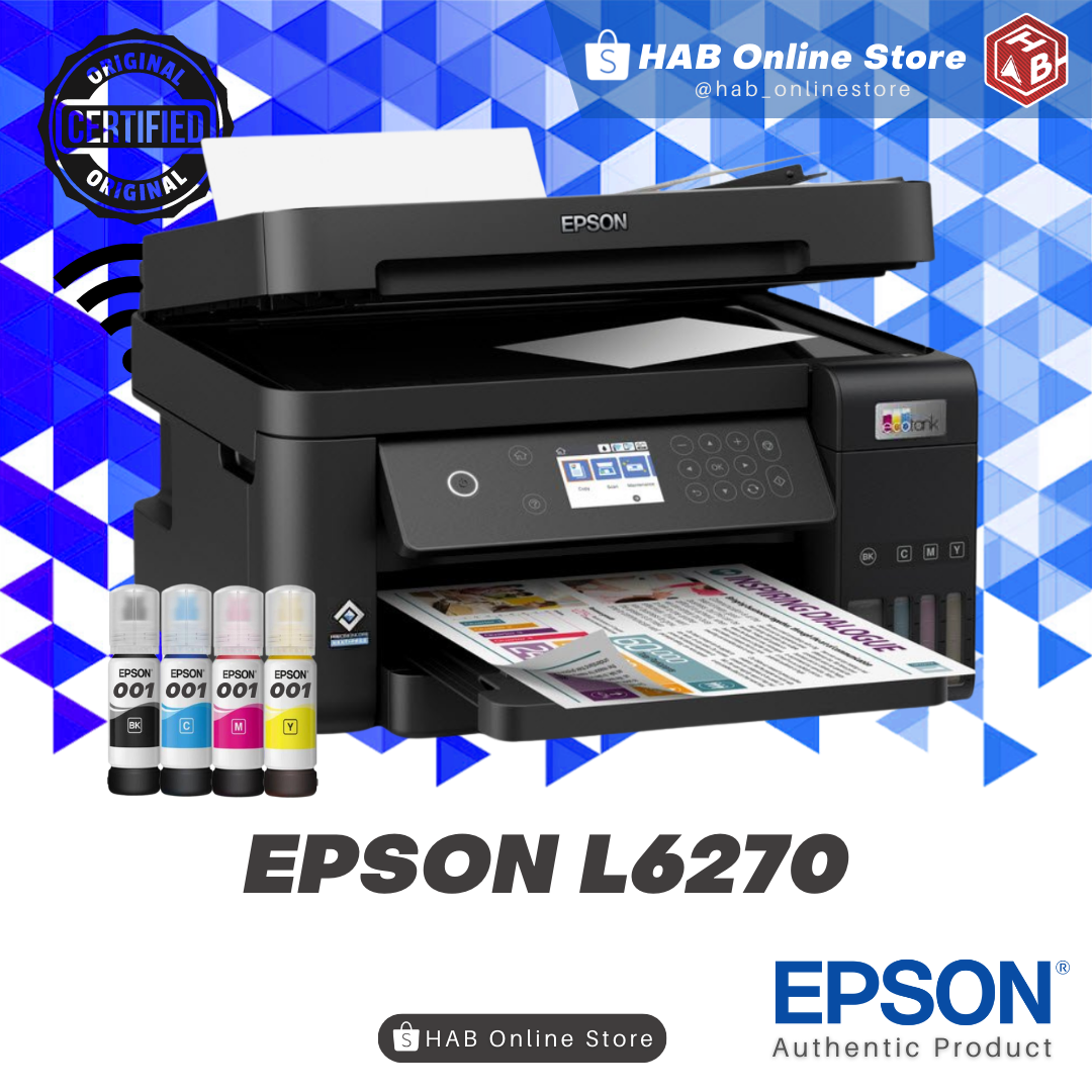 Epson EcoTank L6270 - A4 All-in-One Ink Tank Printer with ADF w ...