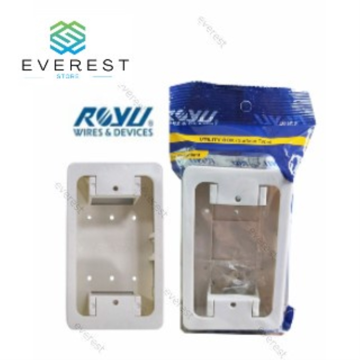 Royu PVC Amco Box / Surface Type Utility Box with Tox and Screw ...