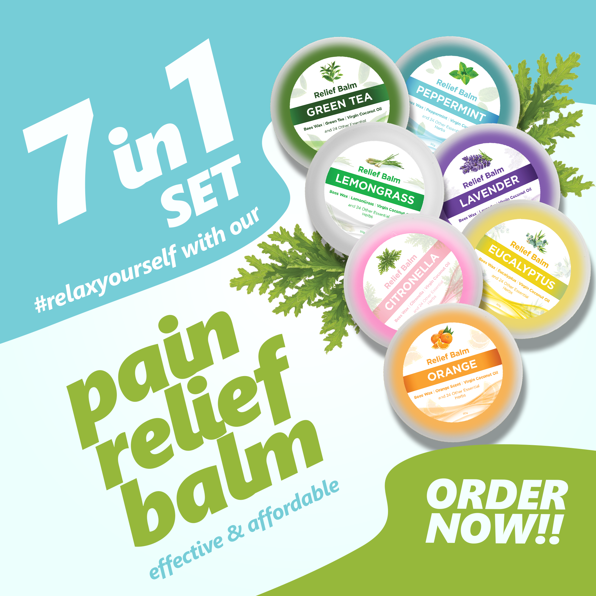 Relief BALM / Pain reliever / Headache ointment / relaxing ointment ...
