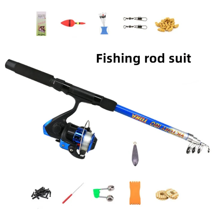 【COD】 Fishing rod set original fishing rod and reel set fishing rods ...