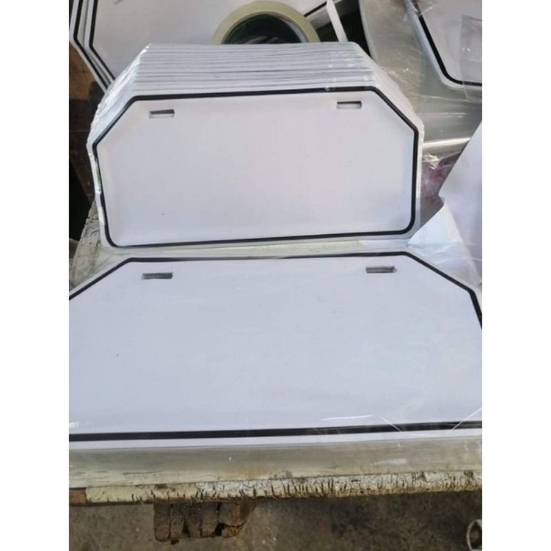 Motorplate BLANK PLAIN METAL | Lazada PH