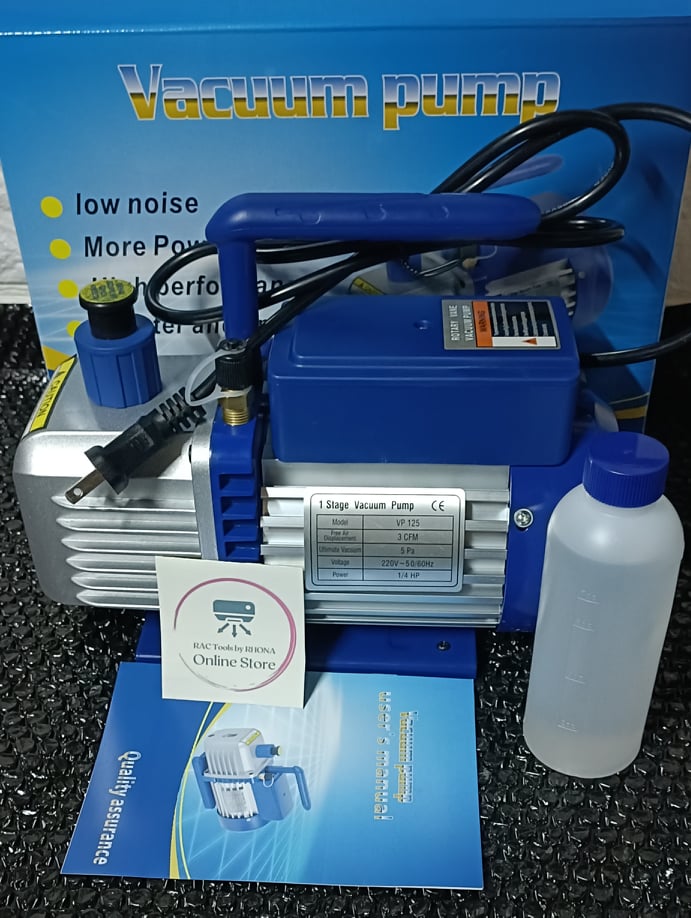Rotary Vane Vacuum Pump VP125 (1/4HP/3CFM) 220V | Lazada PH