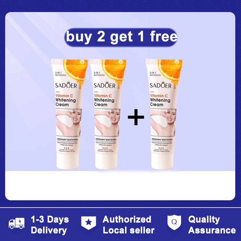 SADOER Vitamin C Whitening Cream Hydrating Moisturizing Underarm Whitening Cream Body Whitening ...