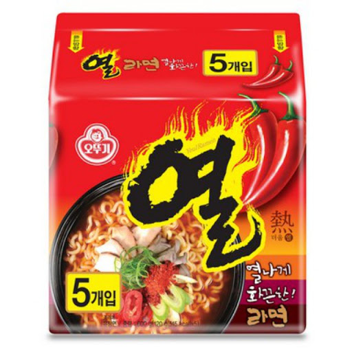 Ottogi Korean Yeul/Yeol Ramen Noodle 120g Korean Ramen Korean Foods ...