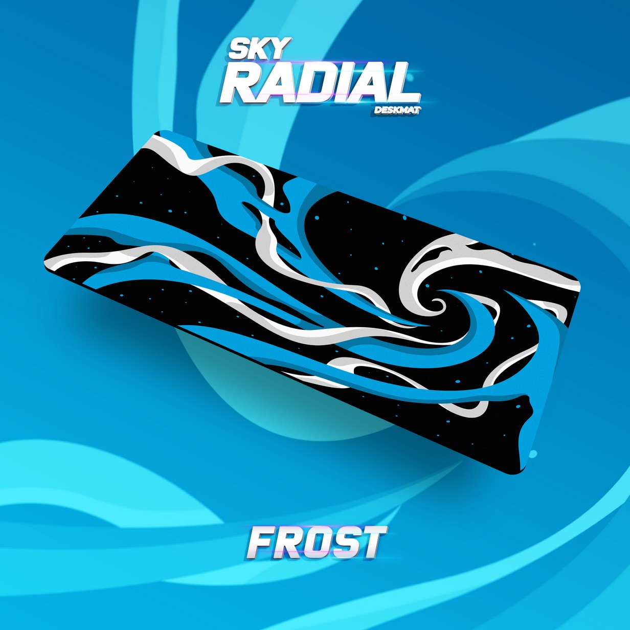 Macveth Artisan Deskmat | SkyRadial 10-Colourway | 4MM | Extended ...