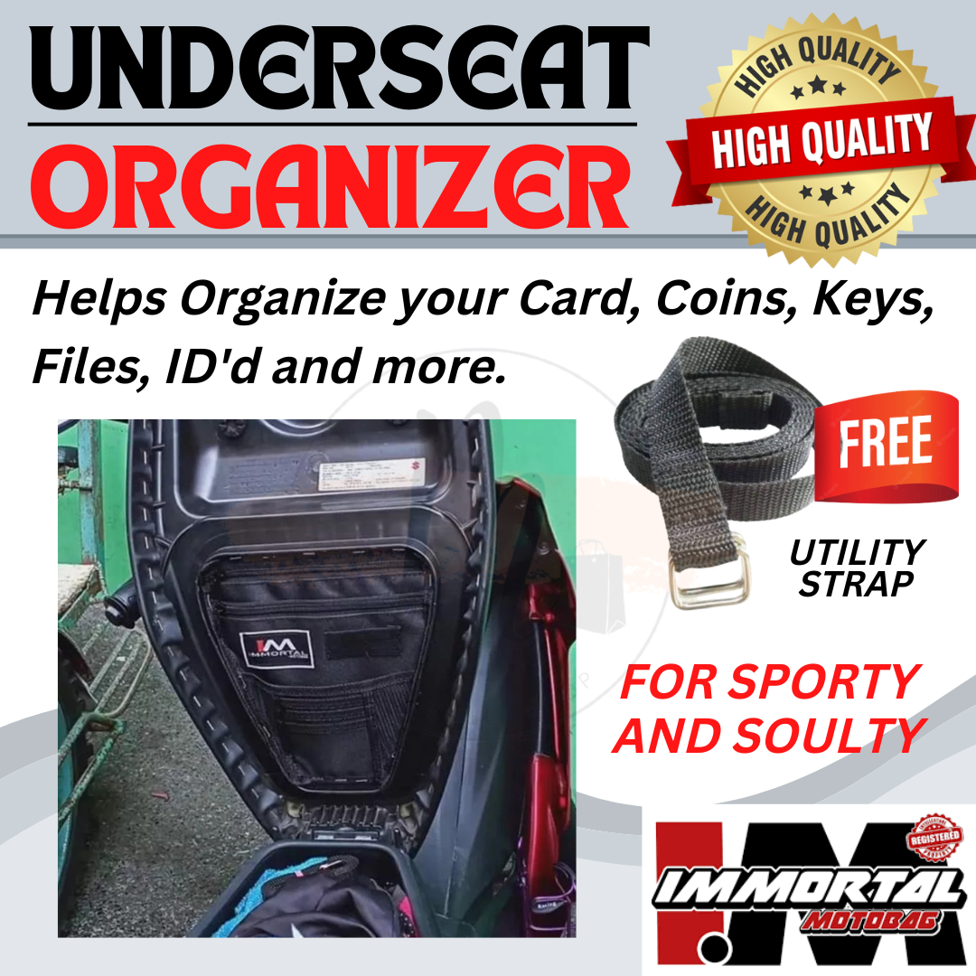 Immortal Motobag Underseat Organizer for Yamaha Sporty and Soulty ...