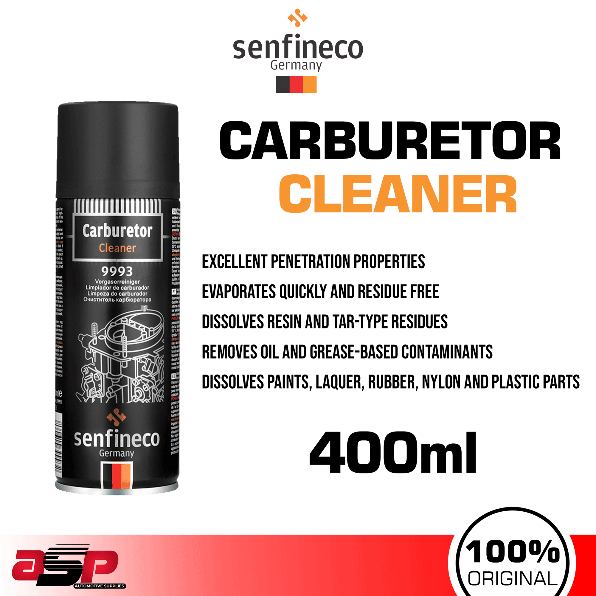 Senfineco Carburetor Cleaner 400ml | Lazada PH