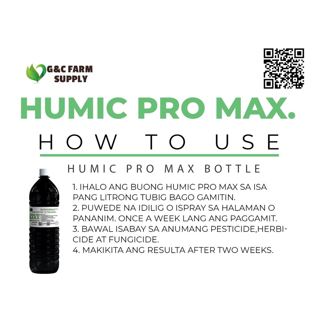 THE bright life ☊ Humic Pro Max - 1000Ml Bottle - Organic Liquid ...