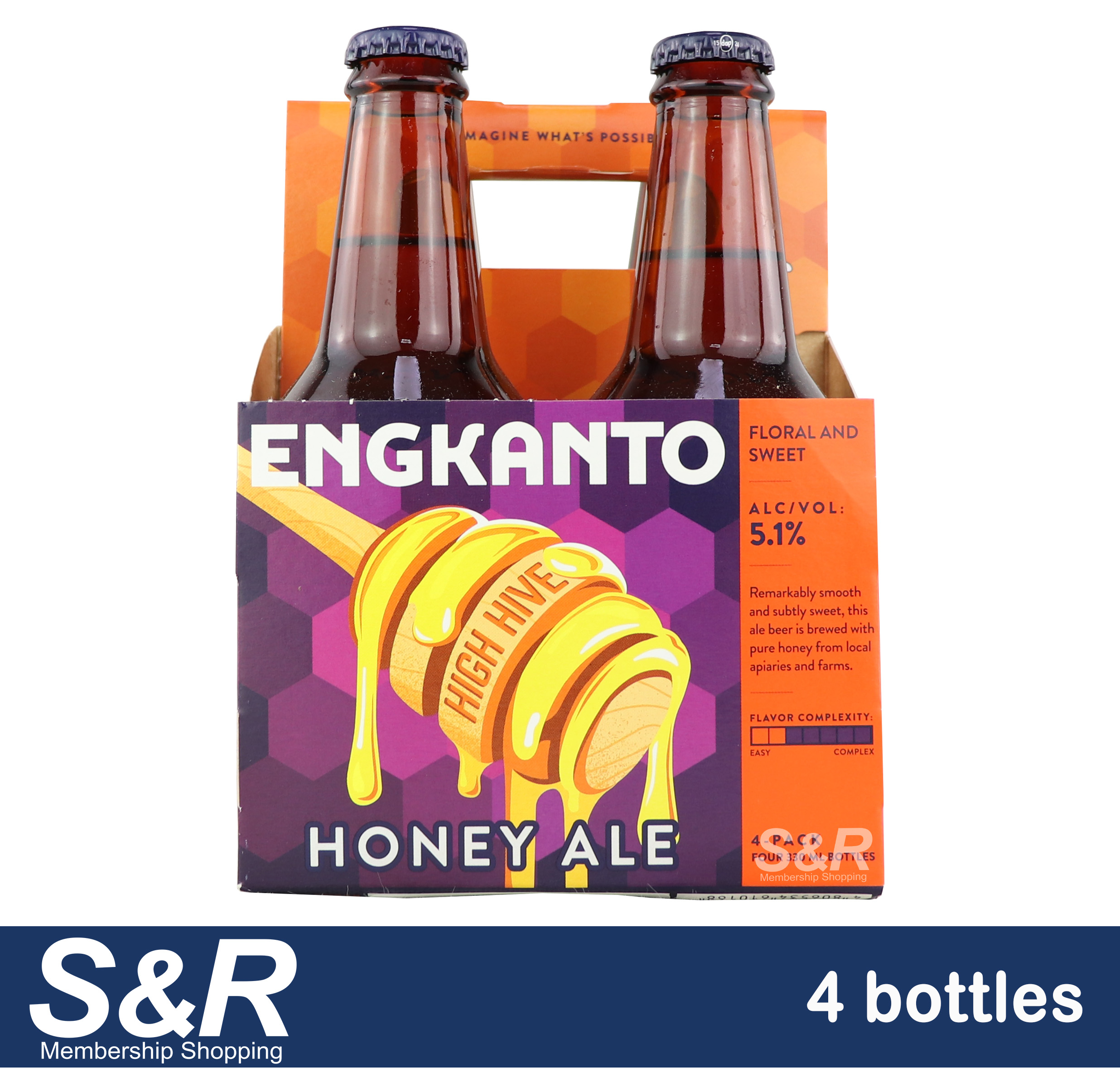 Engkanto High Hive Honey Ale Beer (330mL x 4pcs) | Lazada PH